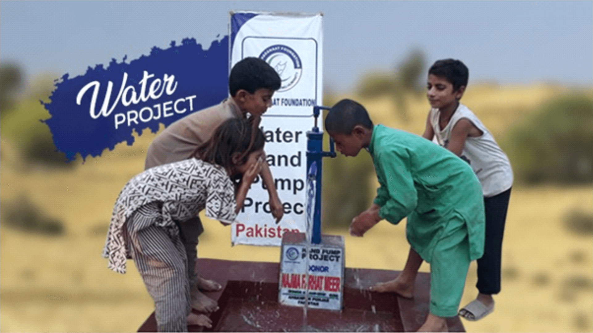 Clean Water - donate a water wells or a handpump, AHFAl Hasanaat ...